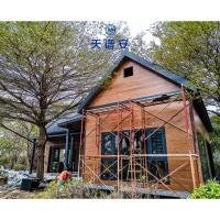 China Modern Prefabricated Light Steel Villa House 100mm Frame Luxury High-End Custom Design for sale