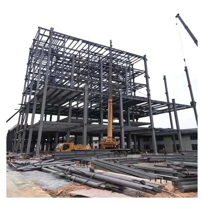 China Large Steel Structure Support System for High-Rise Commercial Buildings Q345 Steel 100-320mm Purlin for sale
