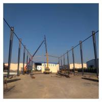 China Single-Story Steel Construction Building Steel Warehouse 155x155mm Column 18mm Mgo Floor for sale