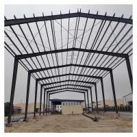 China Single-Story Steel Construction Building Steel Warehouse 155x155mm Column 18mm Mgo Floor for sale