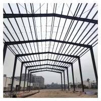 China Single-Story Steel Construction Building Steel Warehouse 155x155mm Column 18mm Mgo Floor for sale