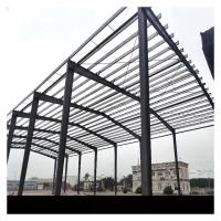 China Single-Story Steel Construction Building Steel Warehouse 155x155mm Column 18mm Mgo Floor for sale