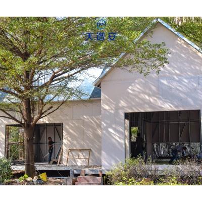 China European American Luxury Light Steel Structure Villa Custom Aluminum Alloy Doors Windows 100x3.0mm Steel Column for sale