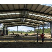 China Custom Steel Structure Industrial Shed Warehouse Food Processing Plant 30m Span for sale