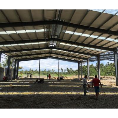 China Steel Frame Metal Storage Building Prefabricated Construction 50 Year Life for sale