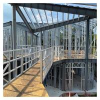 China Light Steel Keel House Prefabricated Villa 100x3.0mm Steel Frame Green Building for sale