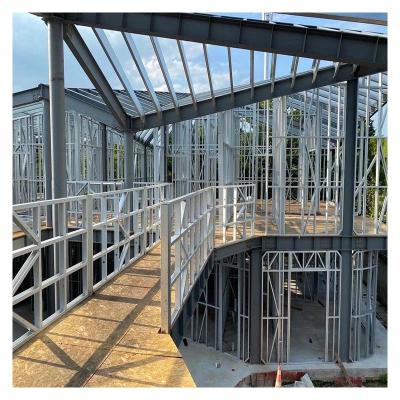 China Light Steel Keel House Prefabricated Villa 100x3.0mm Steel Frame Green Building for sale