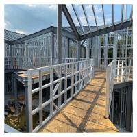 China Light Steel Keel House Prefabricated Villa 100x3.0mm Steel Frame Green Building for sale