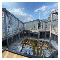 China Light Steel Keel House Prefabricated Villa 100x3.0mm Steel Frame Green Building for sale