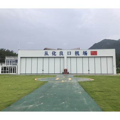 China Prefabricated Steel Structure Aircraft Hangar 50 Year Service Life Large Span for sale