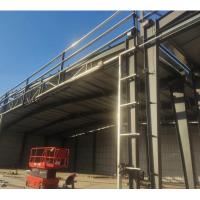 China Prefabricated Steel Structure Aircraft Hangar 50 Year Service Life Large Span for sale