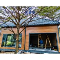 China Light Steel Keel Composite Wall Villa Prefabricated House 75mm EPS Panel for sale