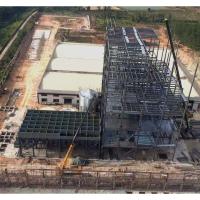 China Multi-Story Office Building Steel Structure Prefabricated House 30m Span for sale