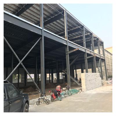 China Galvanized Steel Structure Workshop Building Q345 Steel 8mm 10mm Prefabricated Factory for sale