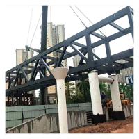 China Steel Structure Truss Pedestrian Bridge Q235B 20m Span Prefabricated Metal Building for sale