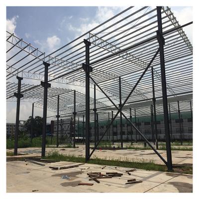 China Custom Steel Warehouse Building Frame Q345B 50-Year Durability Industrial Storage for sale