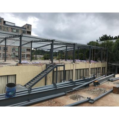 China Steel Structure Warehouse Building H Section Q235B 200mm Column Customizable Metal Warehouse for sale