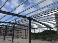China Stable H-Beam Prefabricated Construction Warehouse For Material Storage for sale