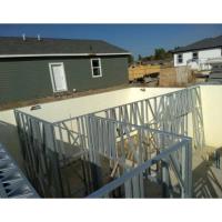 China Light Steel Frame Prefab Villa 75mm EPS Sandwich Panel Anti Earthquake Structure for sale