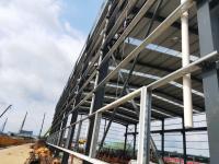 China Stable H Steel Structure Industrial Metal Frame Workshop Construction Fast For Subway Workshop for sale
