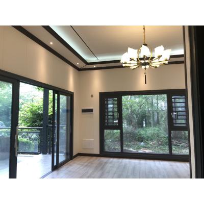 China Insulated Prefabricated Villa Galvanized Steel Frame Light Steel Villa 100x3.0mm Column for sale
