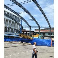 China Light Steel Frame Basketball Court Building Steel Structure 30m Span Sports Infrastructure for sale