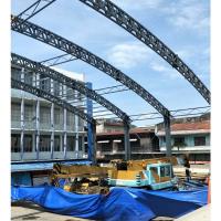 China Light Steel Frame Basketball Court Building Steel Structure 30m Span Sports Infrastructure for sale