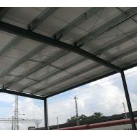 China Multistory Steel Carport Structure Q345B Frame 50mm PU Sandwich Panel for Commercial Use for sale
