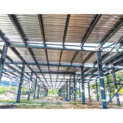 China Q355 Galvanized Steel Structure Building for Logistics Center 30m Span for sale