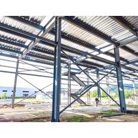 China Q355 Galvanized Steel Structure Building for Logistics Center 30m Span for sale