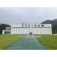China Custom Steel Aircraft Hangar Building 50mm PU Sandwich Panel Weatherproof for sale