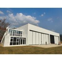 China Custom Steel Aircraft Hangar Building 50mm PU Sandwich Panel Weatherproof for sale