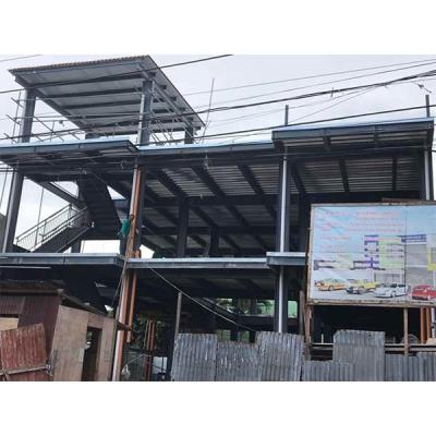 China Earthquake Resistant Two Story Steel Structure Office Building 200 to 500mm Column for sale