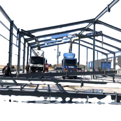 China Customized Prefab Steel Structure Buildings 50-150mm Thickness for Garage Farm Workshop for sale