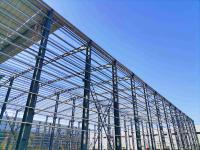 China High Strength Galvanized Steel Portal Frame Large Span Factory Building 50mm Sandwich Panel for sale