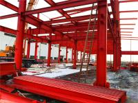 China Portal Frame Warehouse Prefabricated Steel Building Structures for Agriculture 20m Span for sale