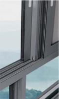 China Aluminum Alloy Thermal Insulation Sliding Window with Screen 2.0mm Profile 5mm+12A+5mm Glass for sale