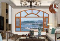 China Aluminum Alloy Casement Window with Integrated Screen Mosquito Prevention 1.4mm 2.0mm for sale