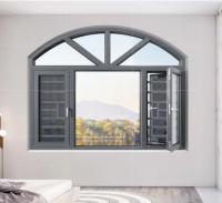 China Aluminum Alloy Casement Window 5mm+20A+5mm Double Tempered Glass Heat Insulation Soundproof for sale