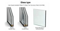 China Aluminum Alloy Casement Window 5mm+20A+5mm Double Tempered Glass Heat Insulation Soundproof for sale