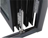 China Aluminum Alloy Folding Window 2.0mm Profile Insulated Glass for Study Kitchen Office for sale