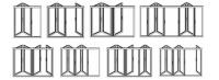 China Aluminum Alloy Folding Window 2.0mm Profile Insulated Glass for Study Kitchen Office for sale