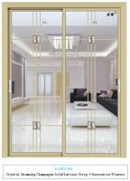 China Aluminum Alloy Sliding Doors 1.4mm Thermal Insulation Soundproof for Balcony Restaurant Study for sale