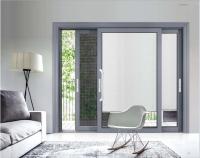 China Aluminum Alloy Heat Insulating Sound Reducing Sliding Doors 2.0mm Profile 5mm+12A+5mm Glass for sale