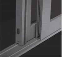 China Aluminum Alloy Heat Insulating Sound Reducing Sliding Doors 2.0mm Profile 5mm+12A+5mm Glass for sale