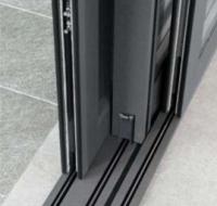 China Aluminum Alloy Heat Insulating Sound Reducing Sliding Doors 2.0mm Profile 5mm+12A+5mm Glass for sale