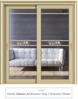 China Aluminum Alloy 6063-T5 Heavy Duty Sliding Doors 2.5mm Profile 105-195mm Frame for Balcony Living Room for sale