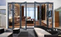 China Aluminum Alloy Folding Door Partition 65mm Frame 2.0mm Wall Thickness for Shopping Malls Offices for sale