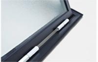 China Bathroom Aluminum Alloy Swing Door 2.0mm Wall Thickness Customizable Patterns for sale