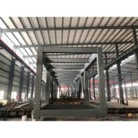 China Steel Structure Pedestrian Bridge Long Span Metal Walkway Q235B 1.1m Handrail for sale